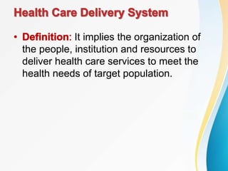 Health care delivery system anp | PPTX