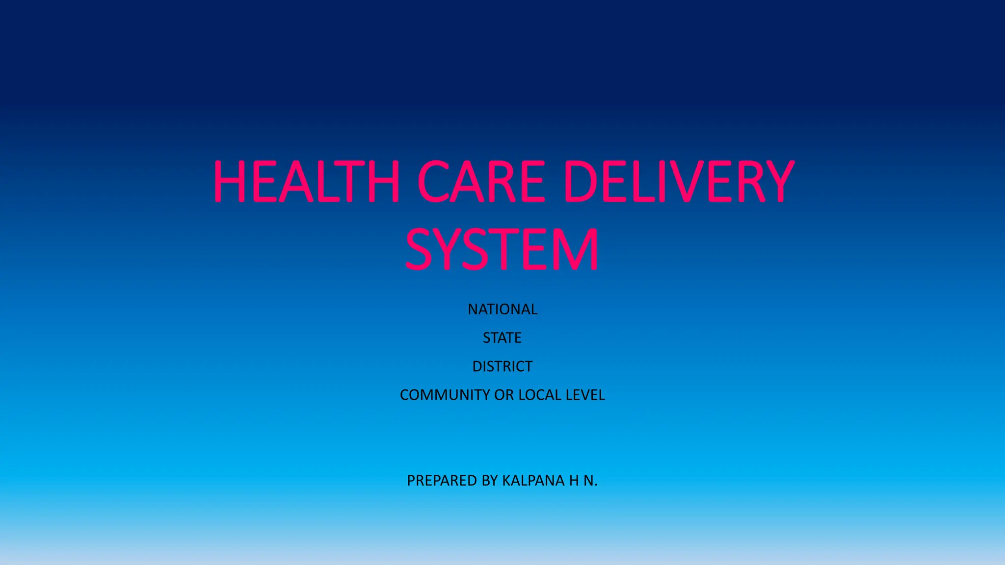 HEALTH CARE DELIVERY SYSTEM corrected copy.pptx