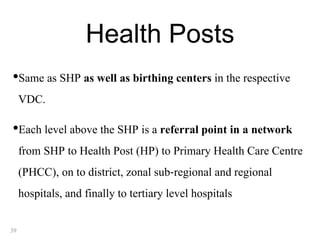 Health care delivery system of nepal | PPTX