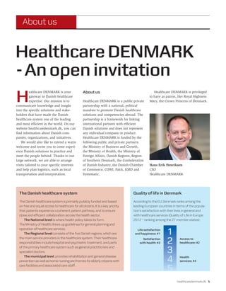 Healthcare DENMARK magazine 2014 | PDF