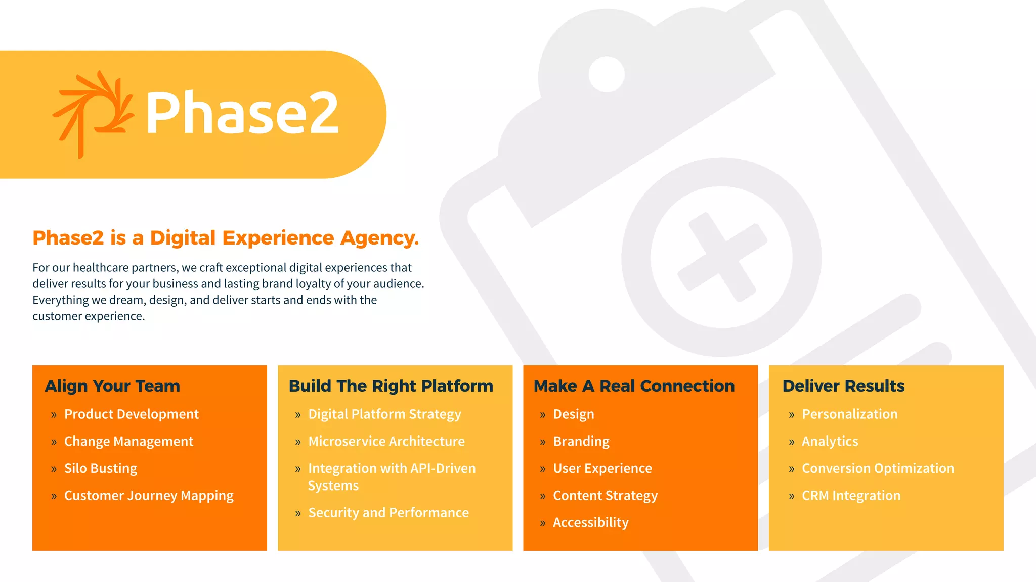 Phase2 Health and Wellness Brochure | PPT