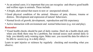 HEALTH CARE, DISEASE MANAGEMENT AND NUTRITION IN wild animals.pptx