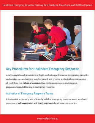 Healthcare Emergency Response Training Best Practices Procedures and ...