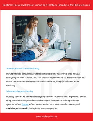 Healthcare Emergency Response Training Best Practices Procedures and ...