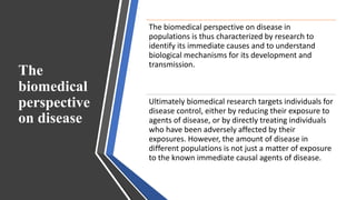 Healthcare epidemiology and the Population Perspectives | PPT
