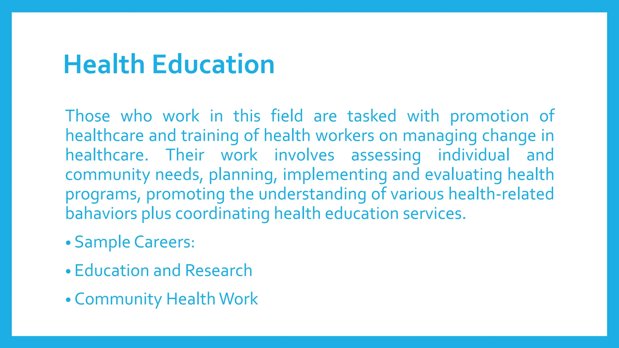 health career grade 10 fourth quarter powerpoint | PPTX