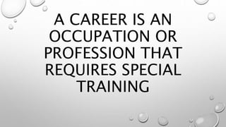 Health career paths | PPTX