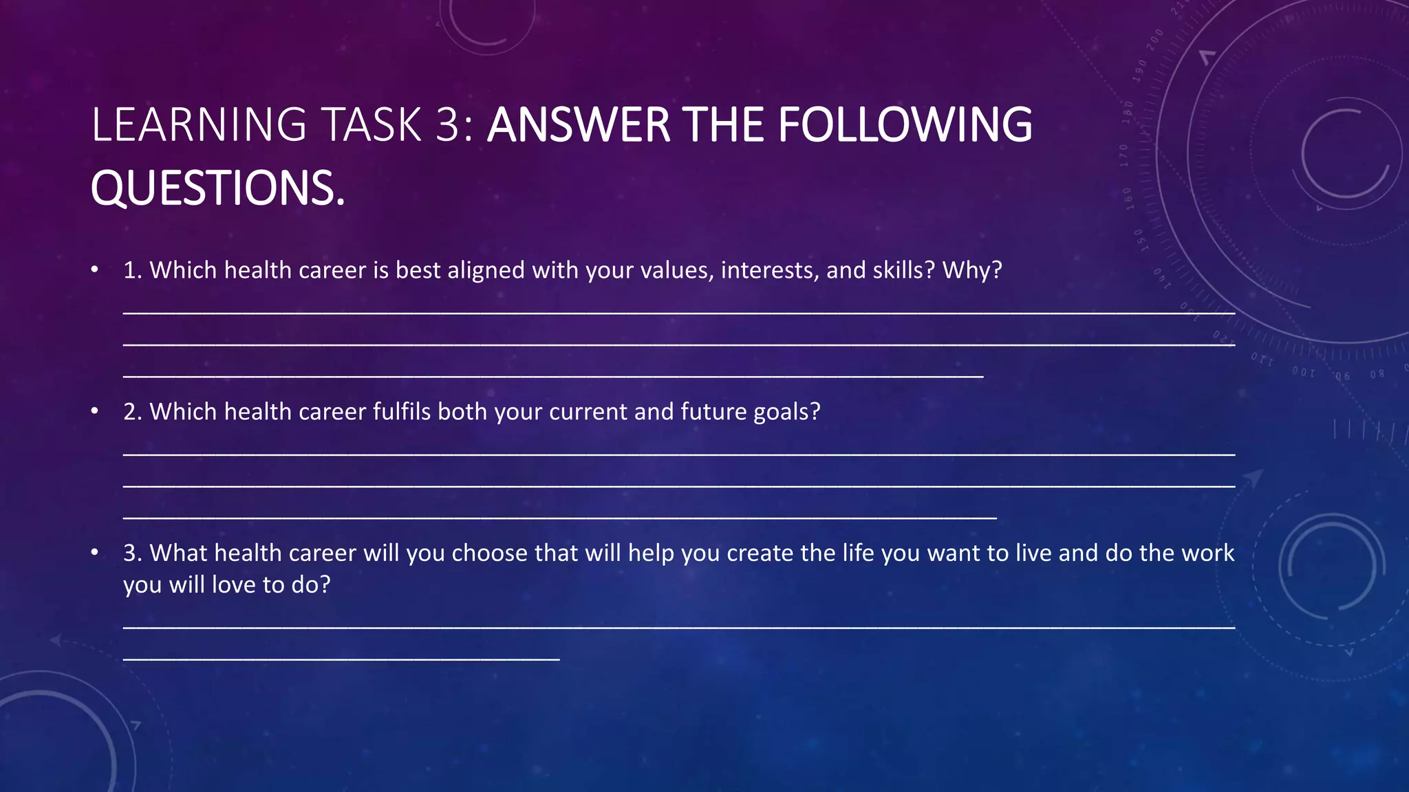 HEALTH CAREER PATHWAYS | PPTX