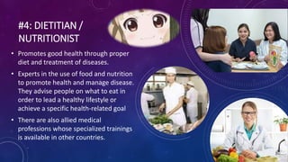 HEALTH CAREER PATHWAYS | PPTX