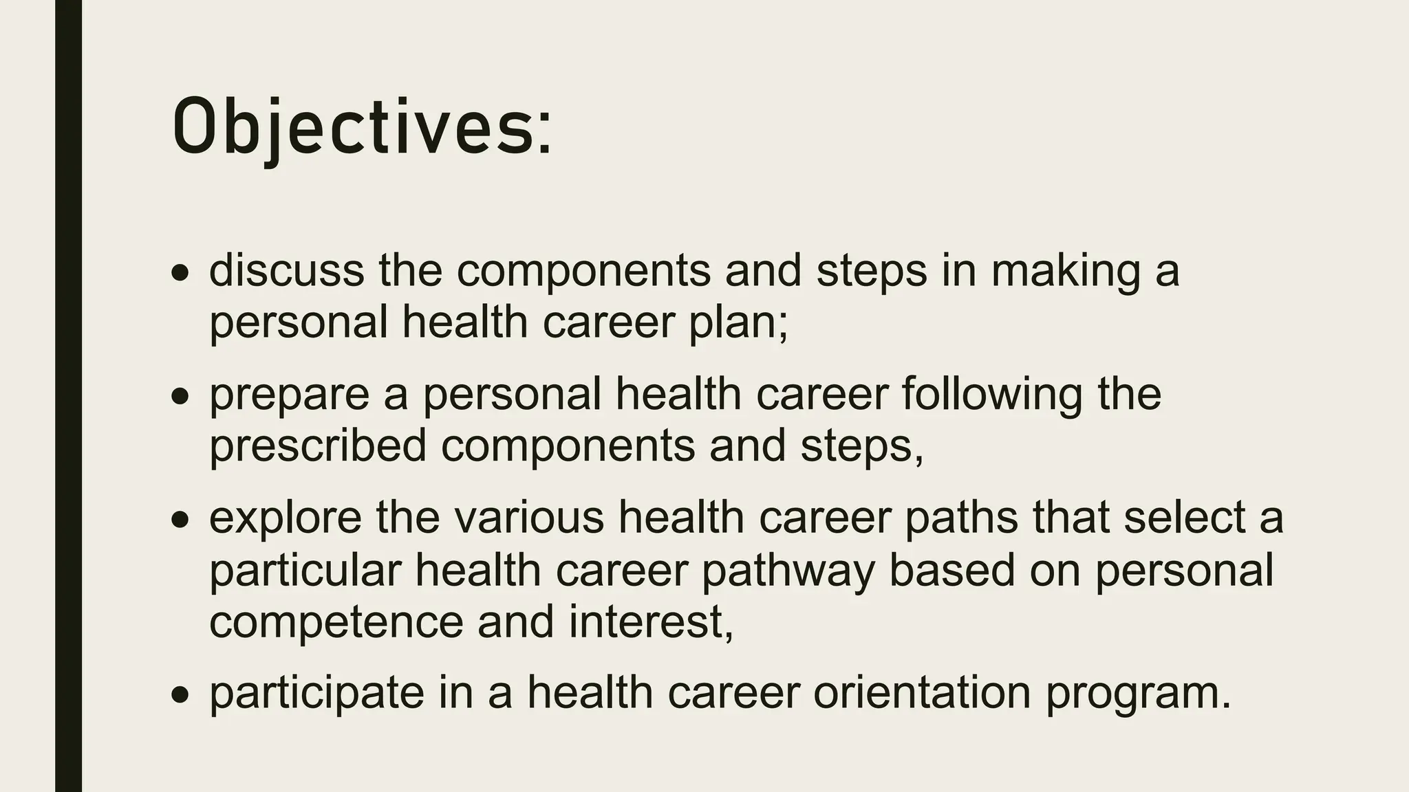 HEALTH CAREER PLANNING MAPEH 10(Health).pptx