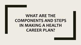 HEALTH CAREER PLANNING MAPEH 10(Health).pptx