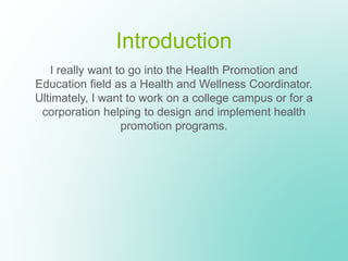 Health career research power point | PPTX