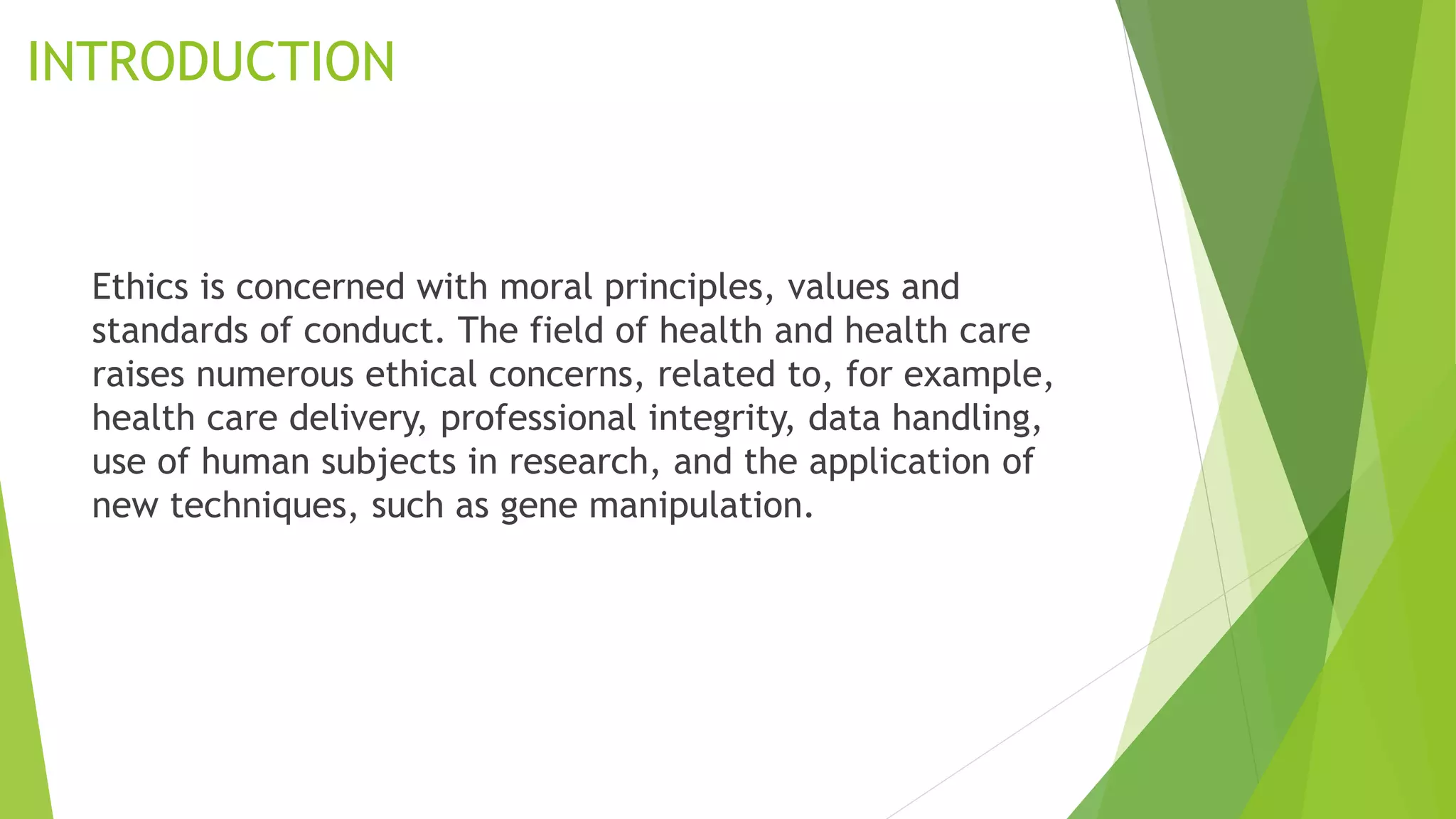 Healthcare Ethics | PPTX
