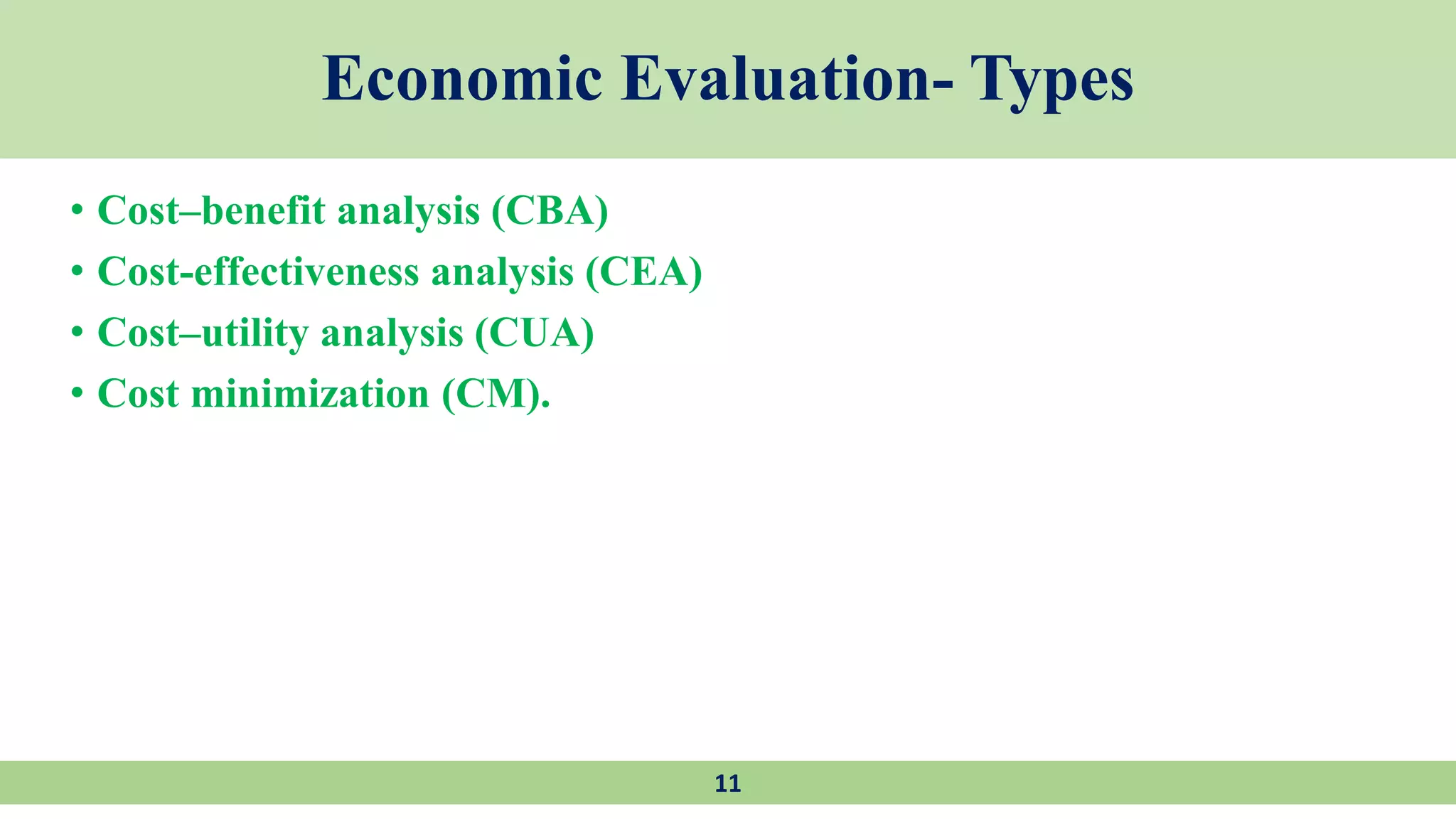 Healthcare Economic evaluation | PPTX