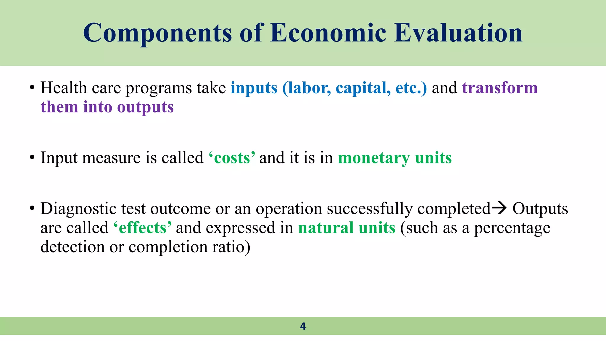 Healthcare Economic evaluation | PPTX