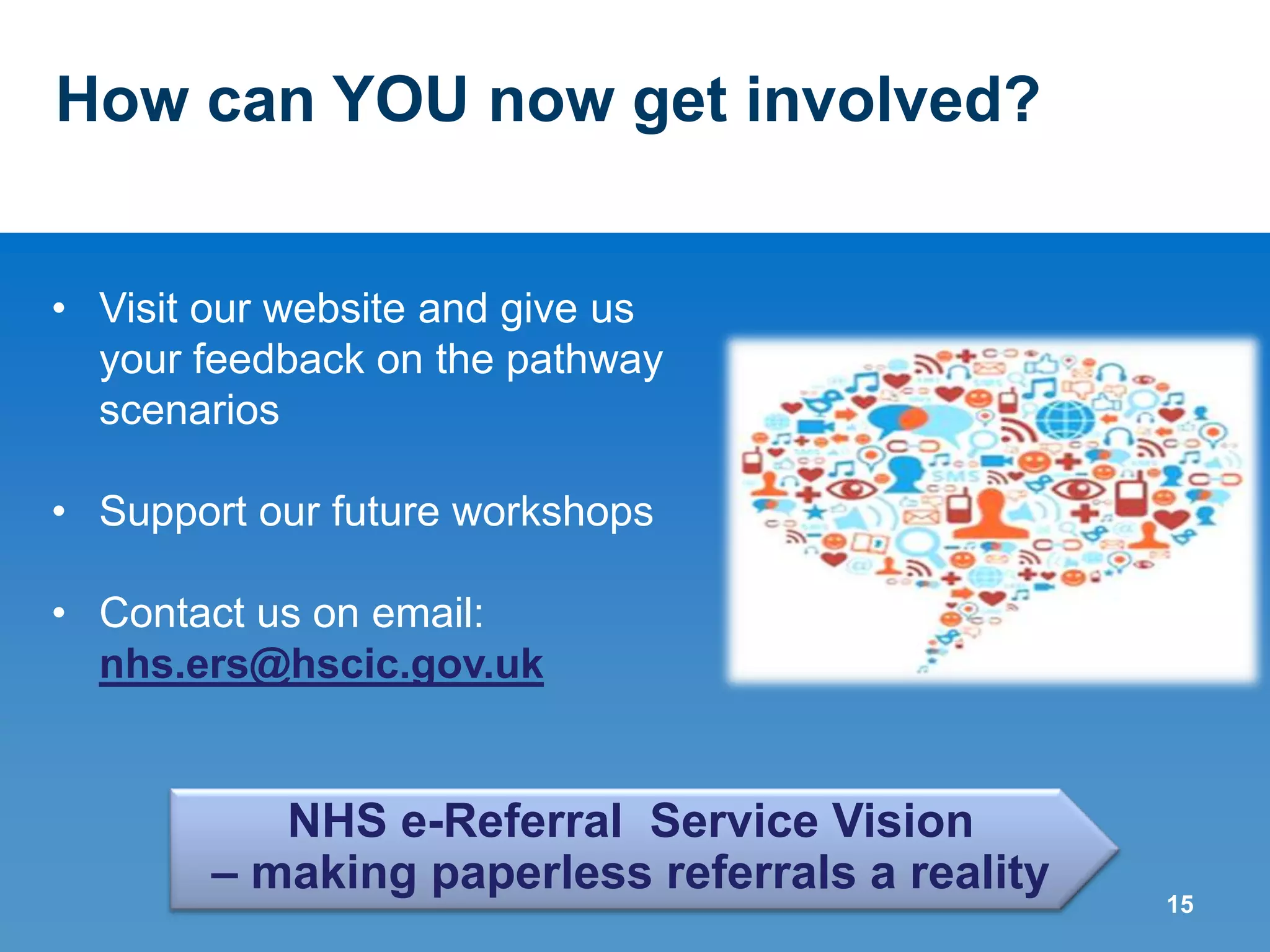 NHS e-Referral Service (ERS) Presentation at the Heathcare Efficiency ...