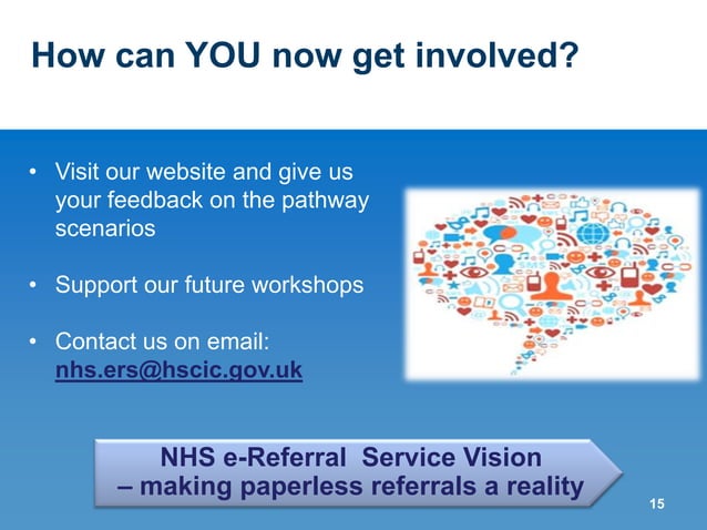NHS e-Referral Service (ERS) Presentation at the Heathcare Efficiency Through Technology Expo ...