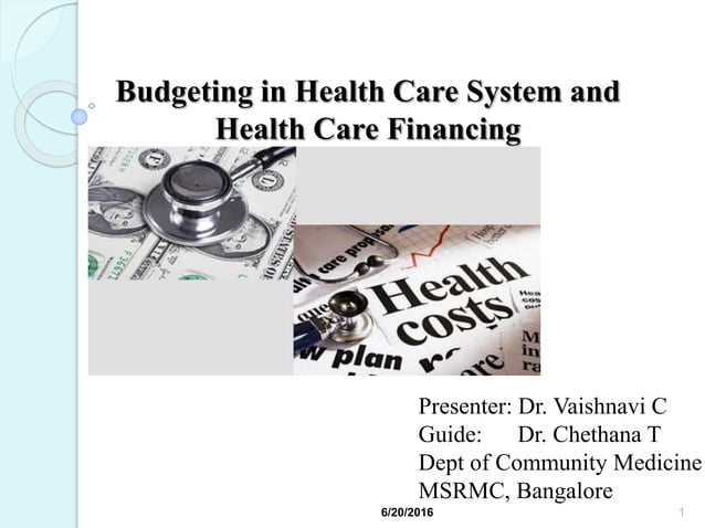 Health care finance and budget | PPTX