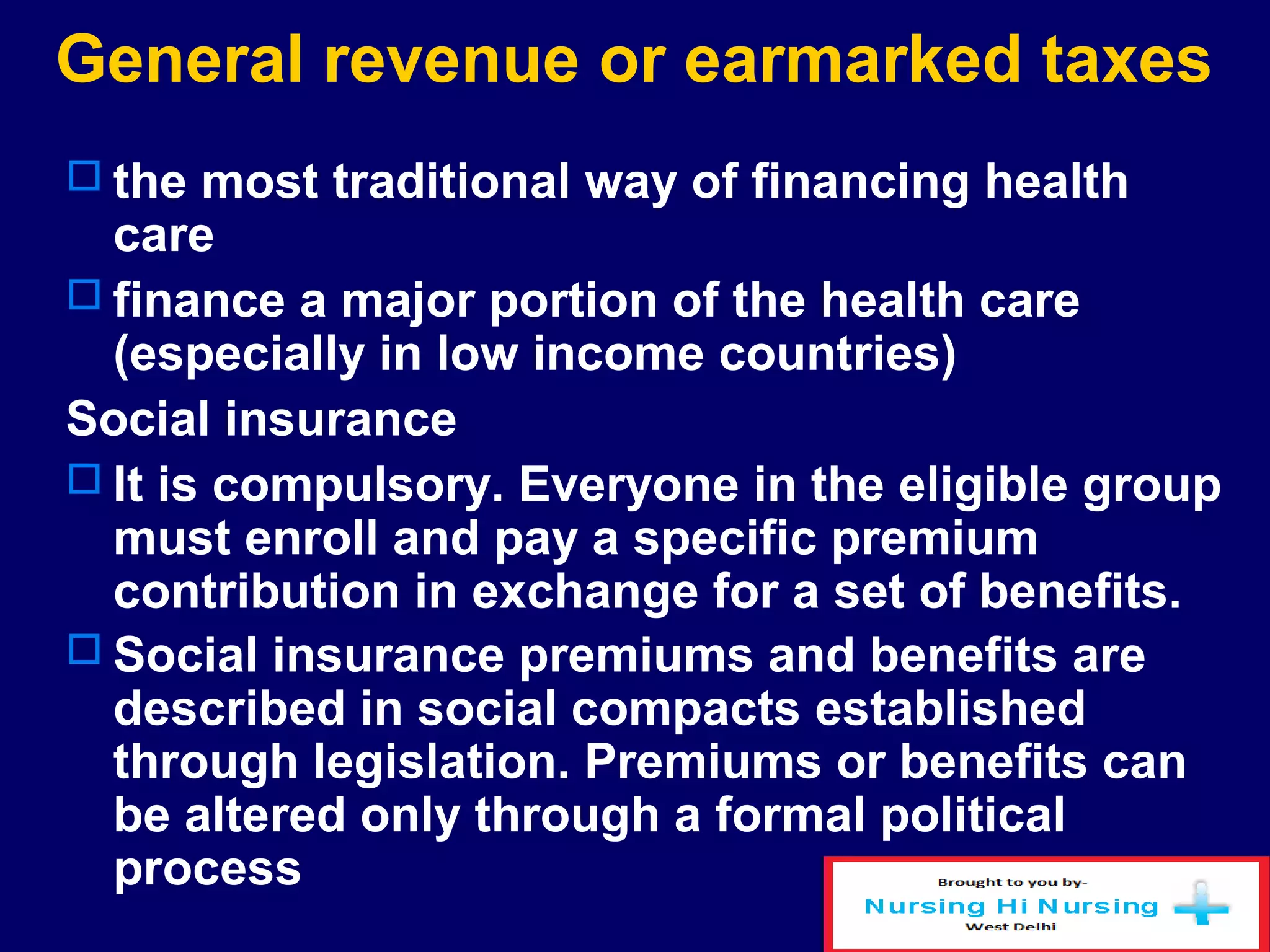 Health care financing | PPT