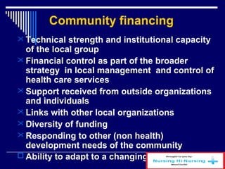 Health care financing | PPT