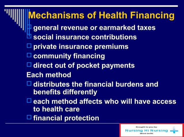 Health care financing | PPT