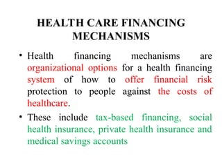 HEALTH CARE FINANCING(1).ppt
