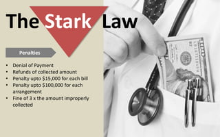 Health care fraud stark law and false claim act | PPTX