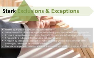 Health care fraud stark law and false claim act | PPTX