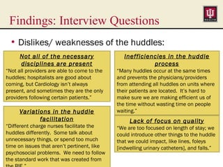 Health care huddle iu health evaluation | PPT