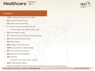 Healthcare Industry In India | PDF