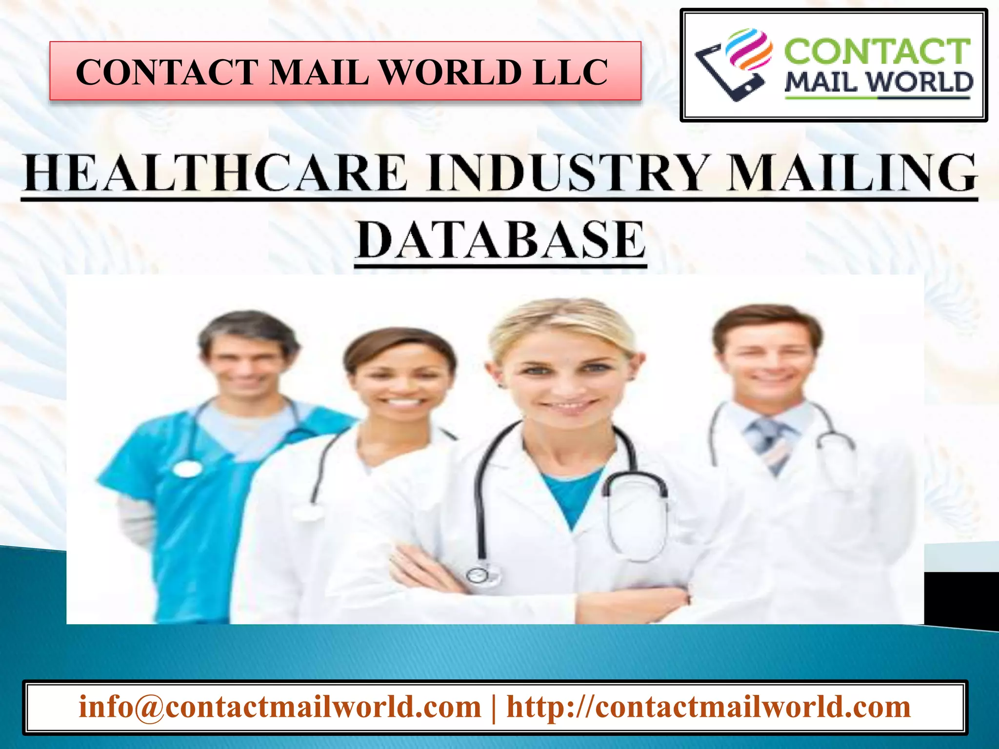 Healthcare industry mailing database | PPT