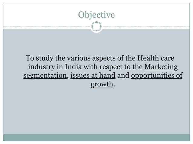 Healthcare industry ppt | PPTX