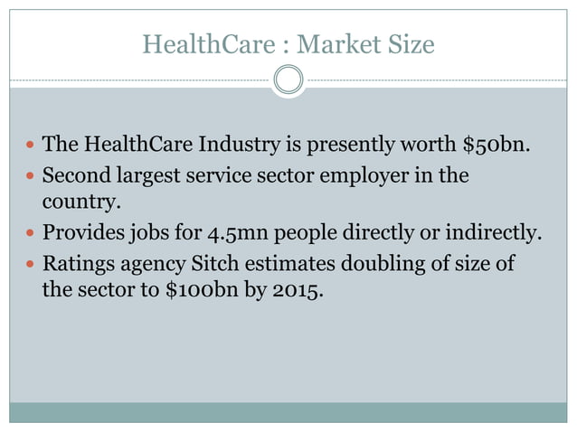 Healthcare industry ppt | PPTX