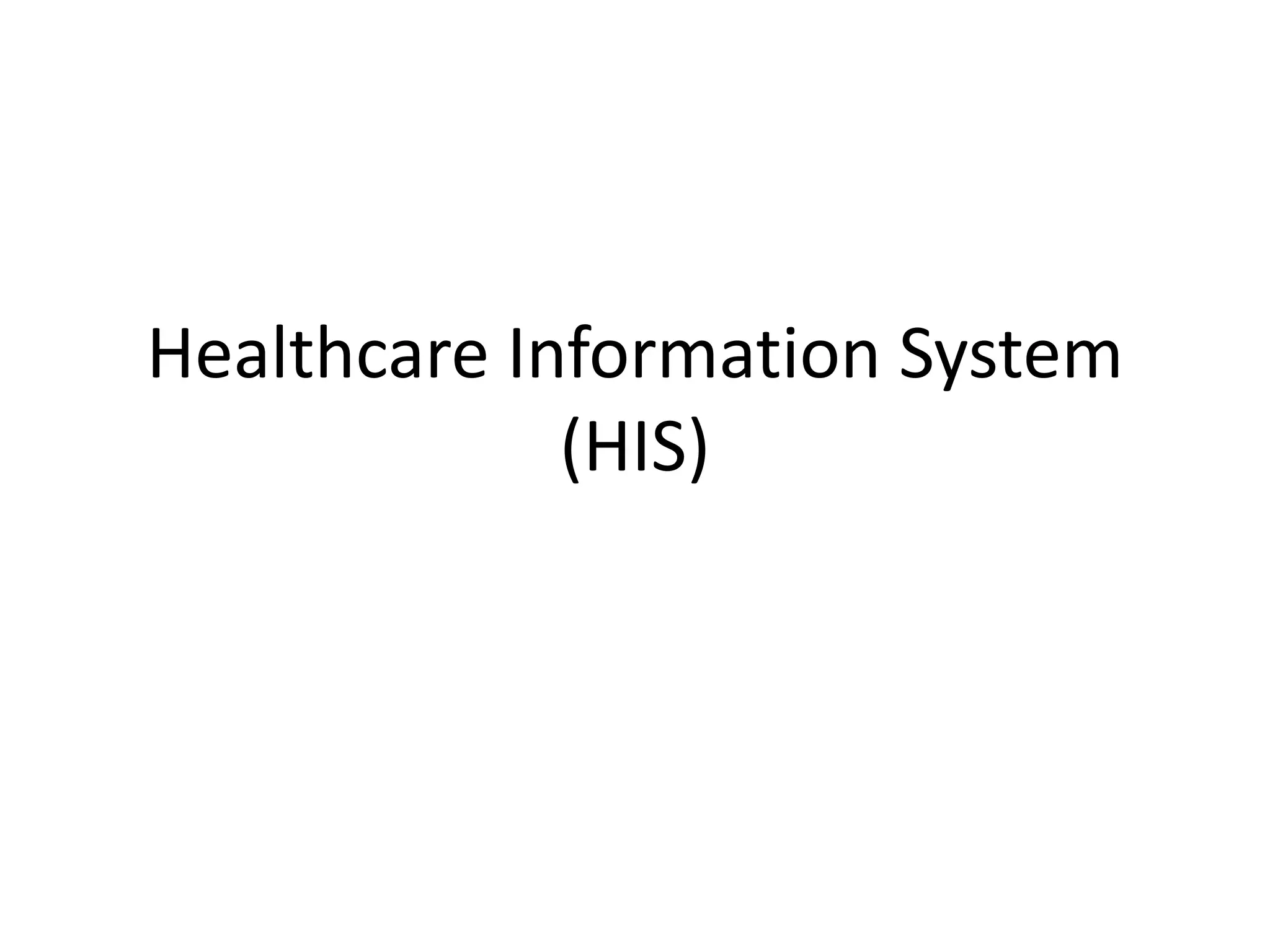 Health care information system | PPTX