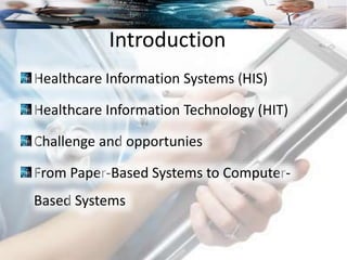 Healthcare information system | PPT