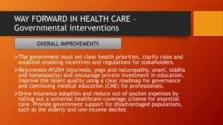 INDIA : TOWARDS UNIVERSAL HEALTH COVERAGE | PPTX | Health Insurance ...