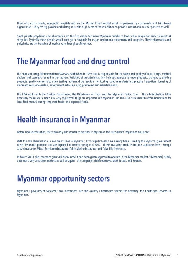 Healthcare in Myanmar | PDF