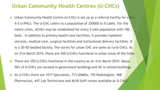 Health care in urban India | PPTX
