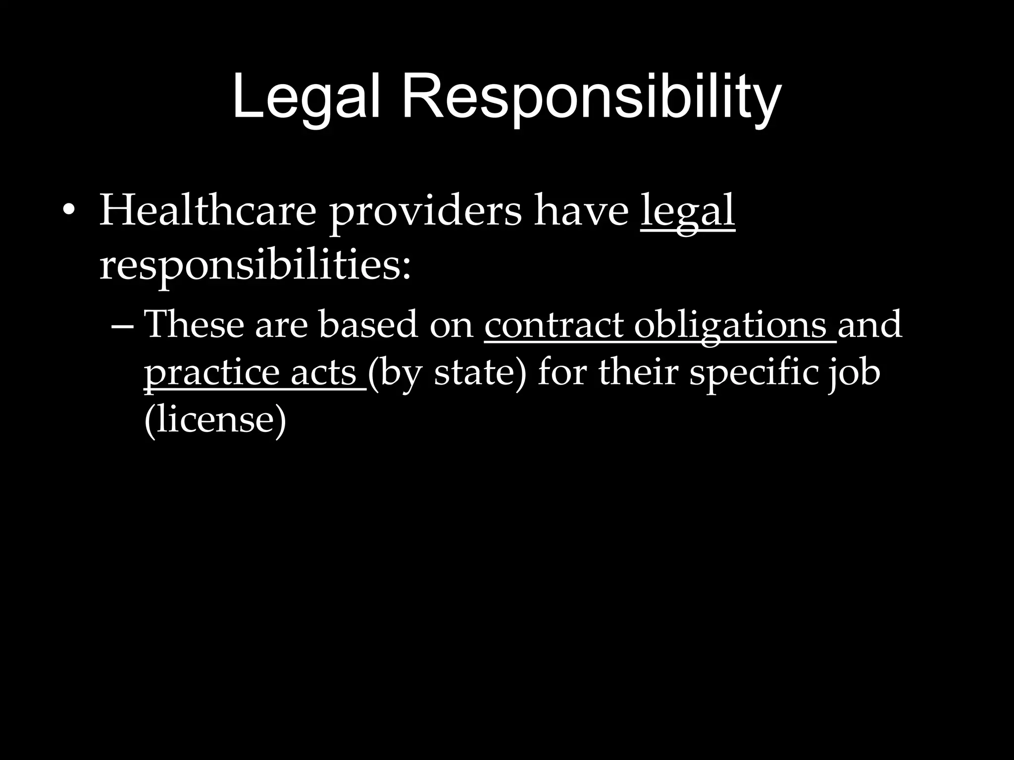 Healthcare law for Introduction to Health Care | PPTX