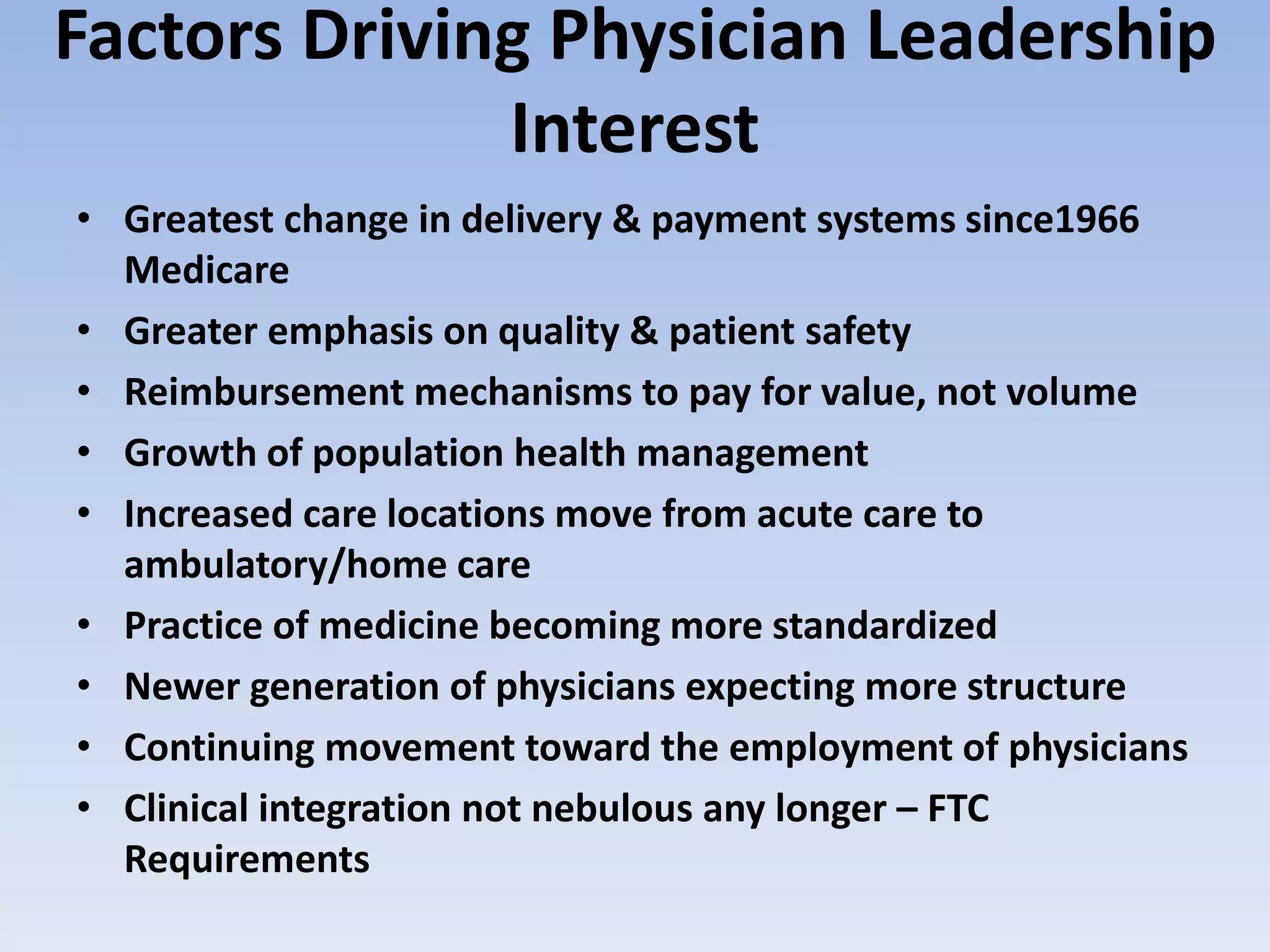 Health care leadership | PPTX