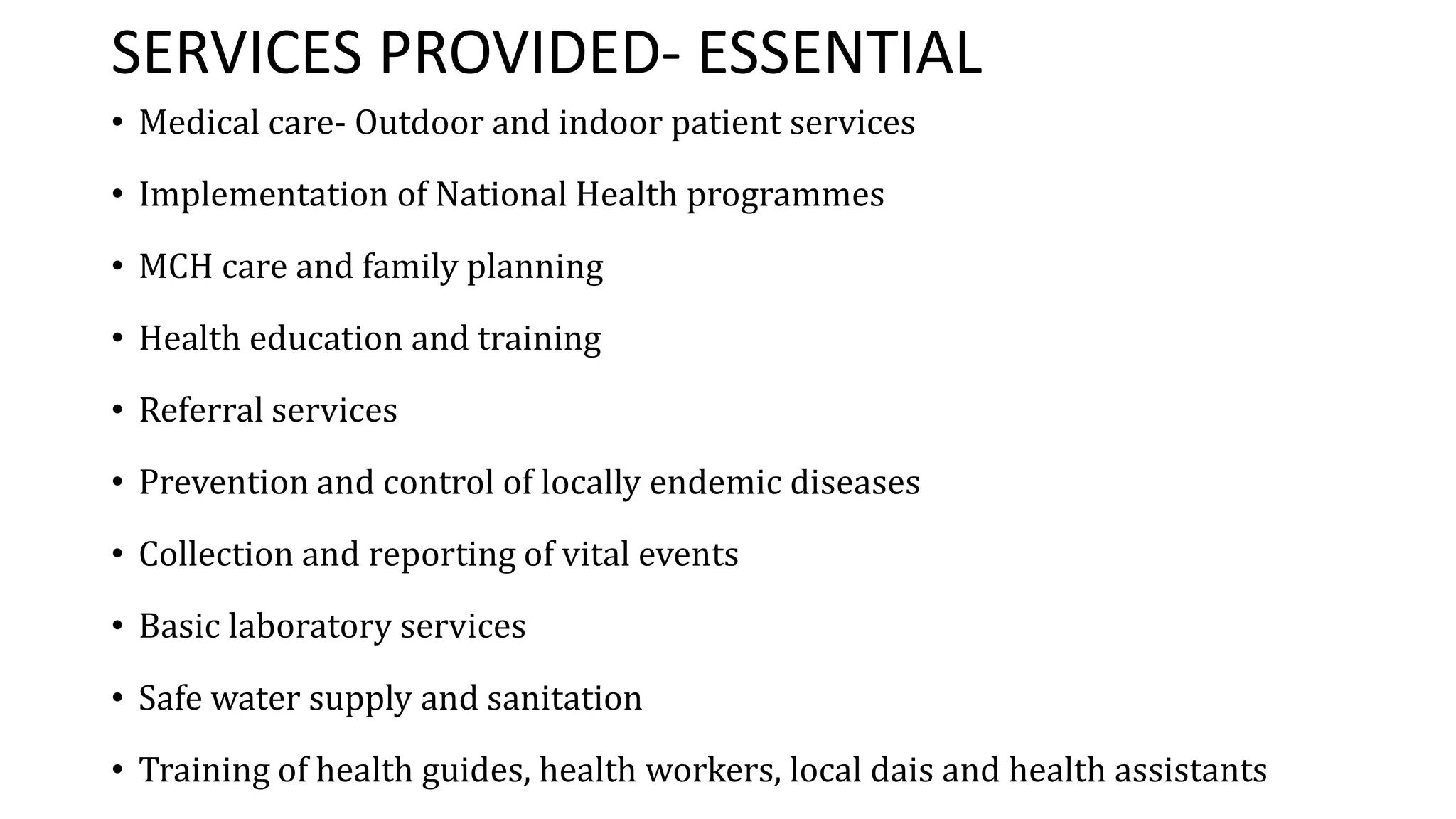 Health care levels, structure and functions of phc.pptx