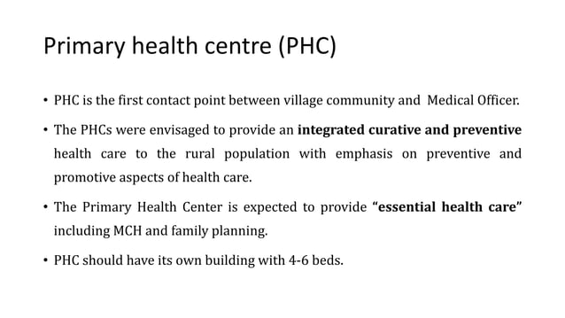 Health care levels, structure and functions of phc.pptx
