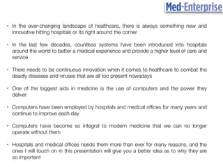 Healthcare & Mainframe Computers | PDF