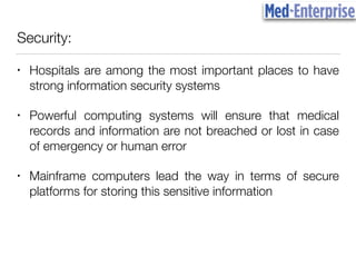 Healthcare & Mainframe Computers | PDF