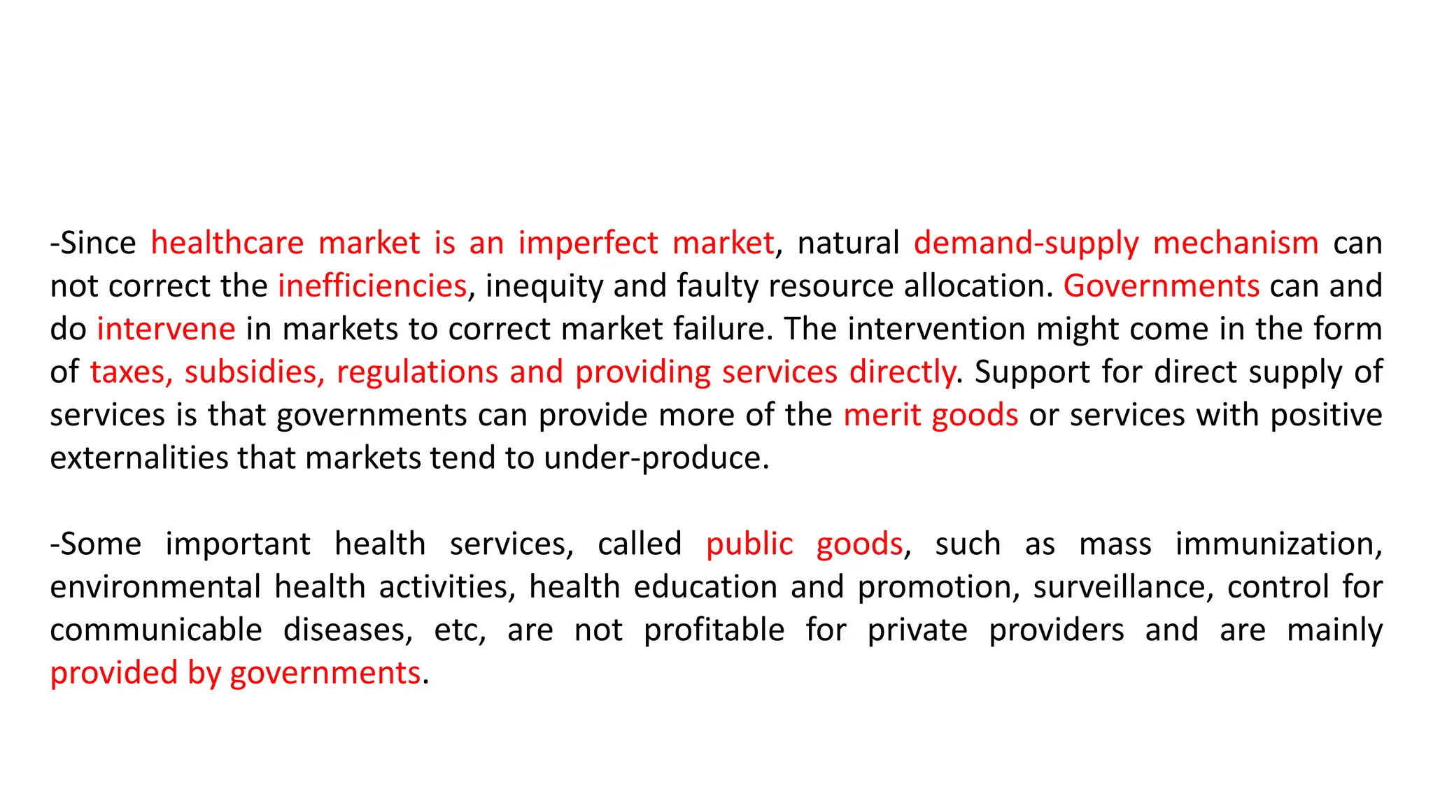 Healthcare Market - Health Economicspptx | PPTX