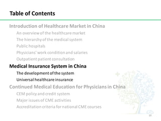 An Introduction of Healthcare Market in China | PDF