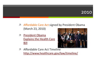 Health Care Milestones | PPTX