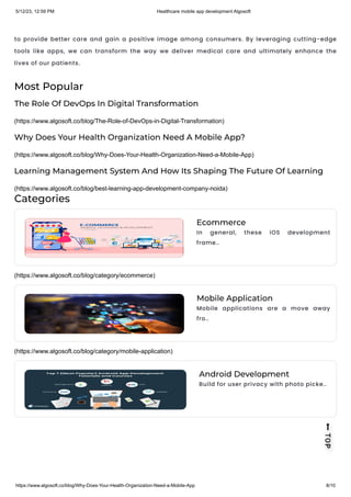 Healthcare mobile app development | PDF
