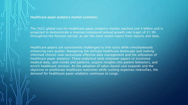 Healthcare Payer Analytics Market ppt.pptx