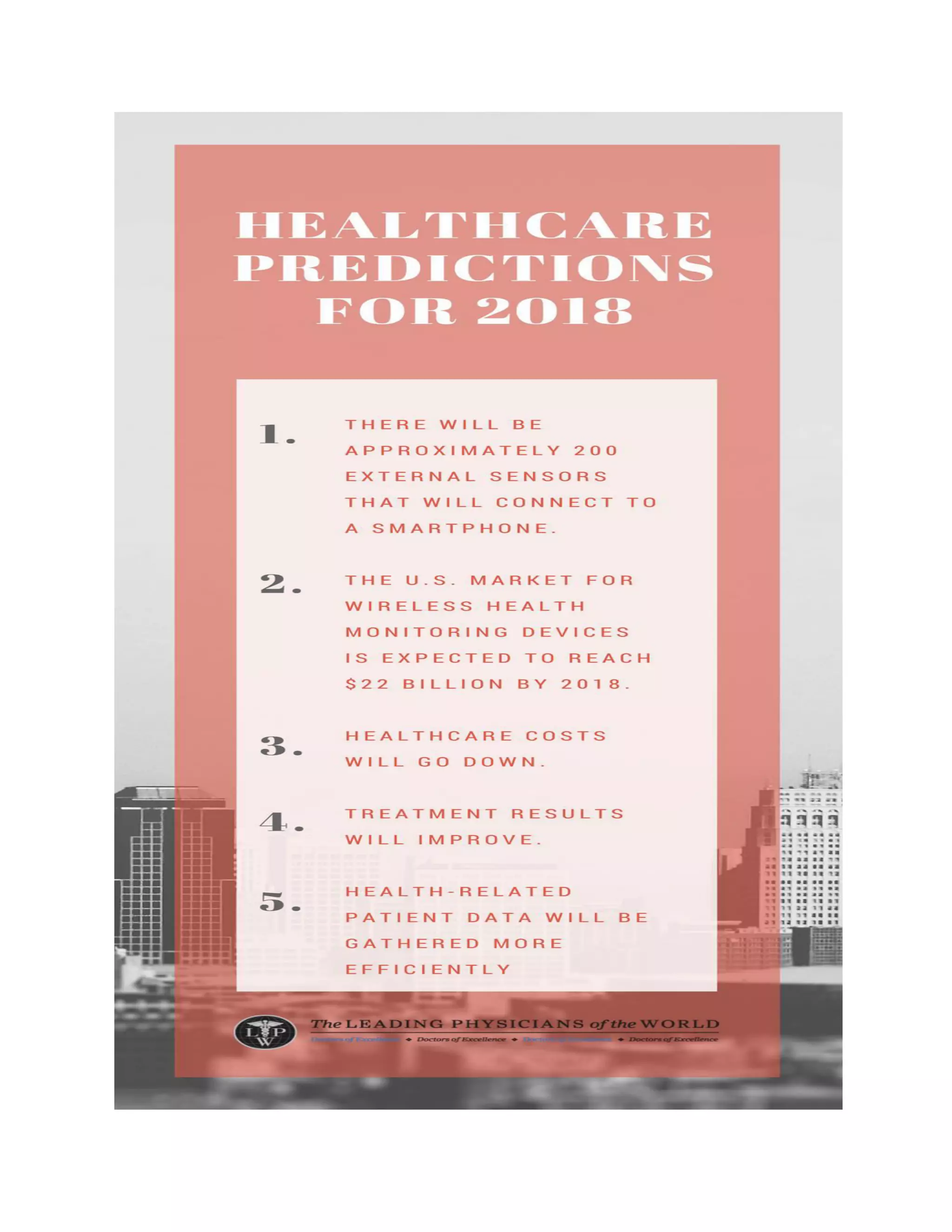 Healthcare predictions 2018 | PDF